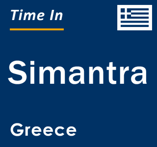 Current Local Time in Simantra, Greece
