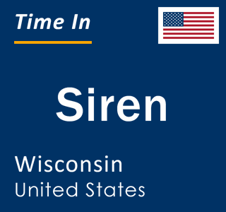Current Local Time in Siren, Wisconsin, United States