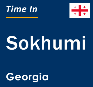 Current Local Time in Sokhumi, Georgia