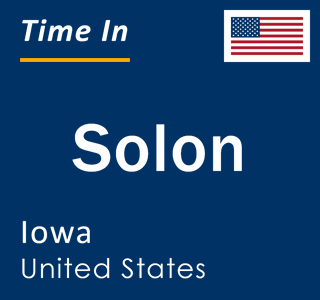 Current Local Time in Solon, Iowa, United States