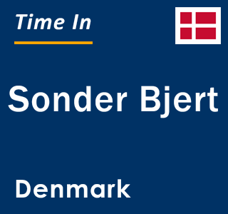 Current Local Time in Sonder Bjert, Denmark