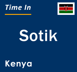 Current Local Time in Sotik, Kenya