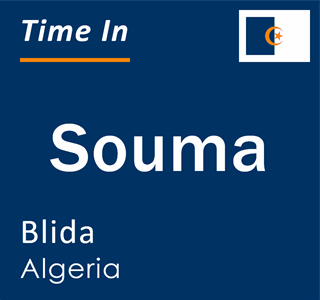 Current Local Time in Souma, Blida, Algeria