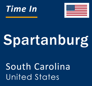 Current Local Time in Spartanburg, South Carolina, United States
