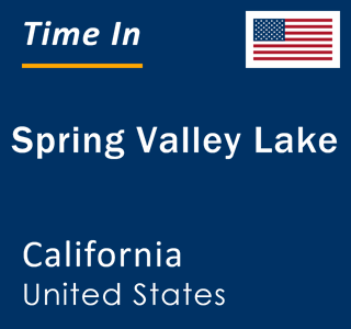Current Local Time in Spring Valley Lake, California, United States