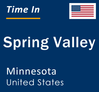 Current Local Time in Spring Valley, Minnesota, United States