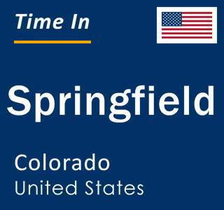 Current Local Time in Springfield, Colorado, United States