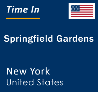 Current Local Time in Springfield Gardens, New York, United States