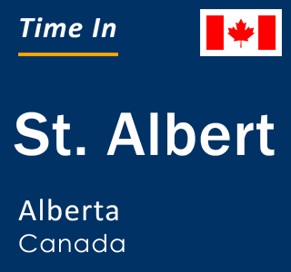 Current Local Time in St. Albert, Alberta, Canada