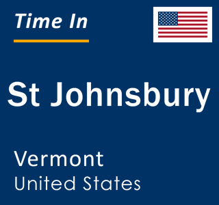 Current Local Time in St Johnsbury, Vermont, United States