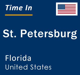 Current Local Time in St. Petersburg, Florida, United States