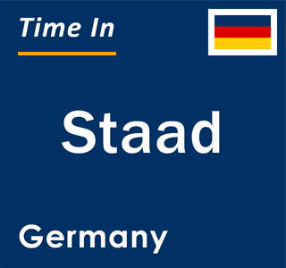 Current Local Time in Staad, Germany