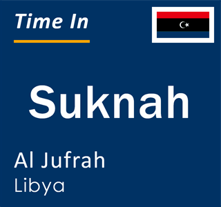 Current Local Time in Suknah, Al Jufrah, Libya