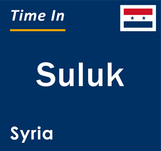 Current Local Time in Suluk, Syria