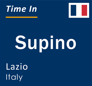 Current Local Time in Supino, Lazio, Italy