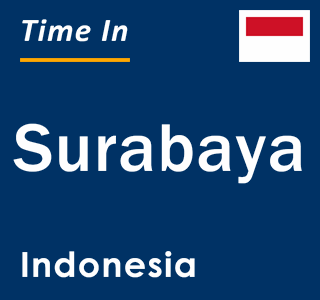 Current Local Time in Surabaya, Indonesia