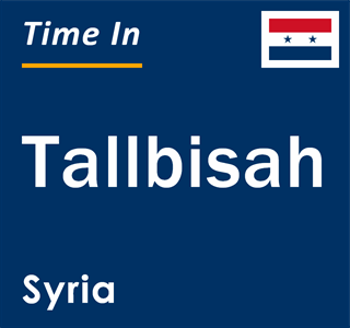 Current Local Time in Tallbisah, Syria