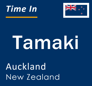 Current Local Time in Tamaki, Auckland, New Zealand