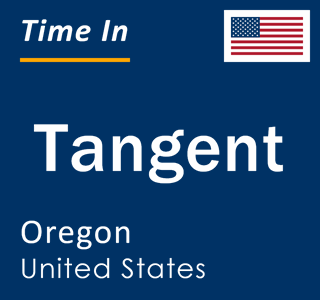 Current Local Time in Tangent, Oregon, United States