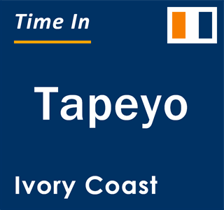 Current Local Time in Tapeyo, Ivory Coast