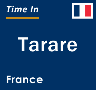 Current Local Time in Tarare, France