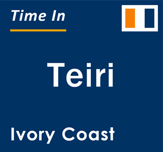 Current Local Time in Teiri, Ivory Coast