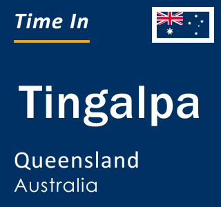 Current Local Time in Tingalpa, Queensland, Australia