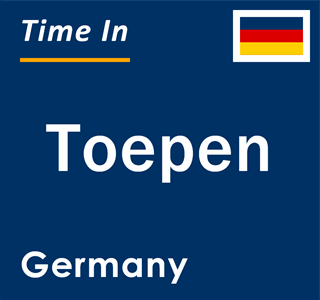 Current Local Time in Toepen, Germany