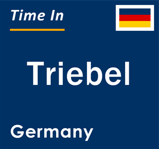 Current Local Time in Triebel, Germany