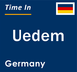 Current Local Time in Uedem, Germany