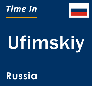 Current Local Time in Ufimskiy, Russia