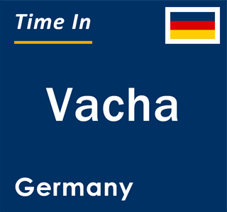 Current Local Time in Vacha, Germany