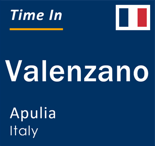 Current Local Time in Valenzano, Apulia, Italy