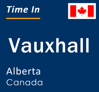 Current Local Time in Vauxhall, Alberta, Canada