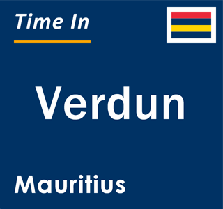 Current Local Time in Verdun, Mauritius