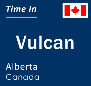 Current Local Time in Vulcan, Alberta, Canada