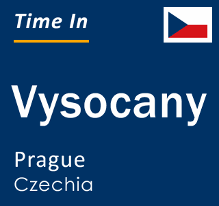 Current Local Time in Vysocany, Prague, Czechia