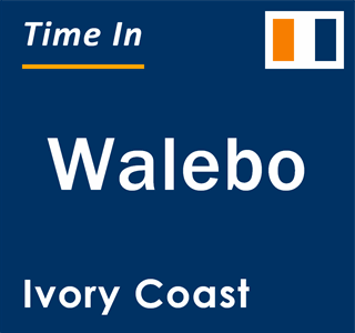 Current Local Time in Walebo, Ivory Coast