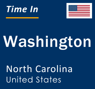 Current Local Time in Washington, North Carolina, United States