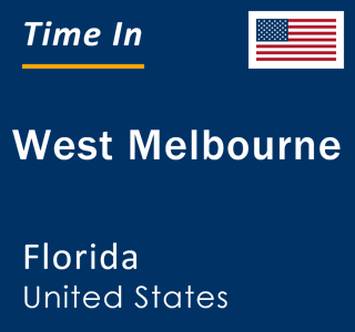 Current Local Time in West Melbourne, Florida, United States