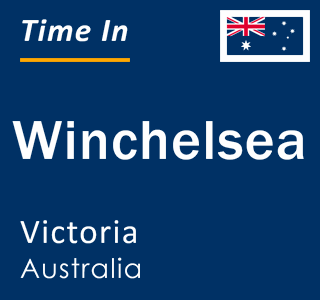 Current Local Time in Winchelsea, Victoria, Australia
