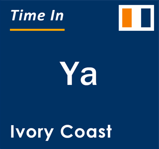 Current Local Time in Ya, Ivory Coast