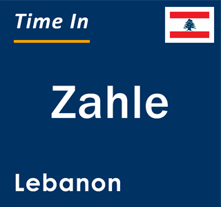 Current Local Time in Zahle, Lebanon