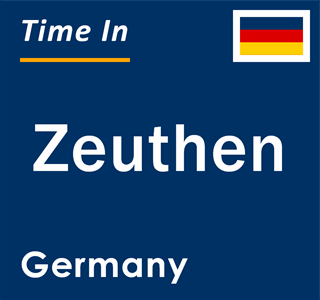Current Local Time in Zeuthen, Germany