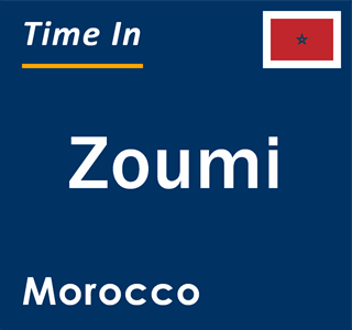 Current Local Time in Zoumi, Morocco