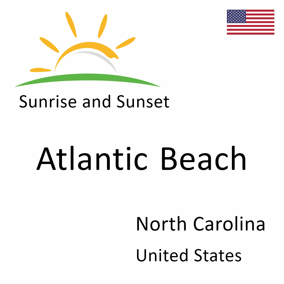 Sunrise and Sunset Times in Atlantic Beach, North Carolina, United States