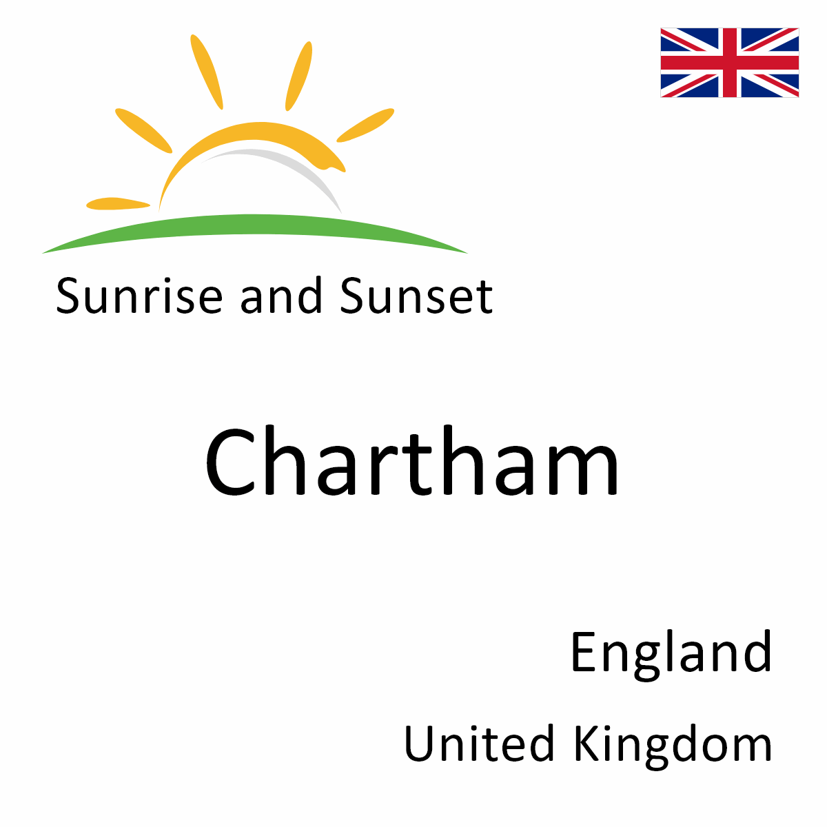 Sunrise and Sunset Times in Chartham, England, United Kingdom