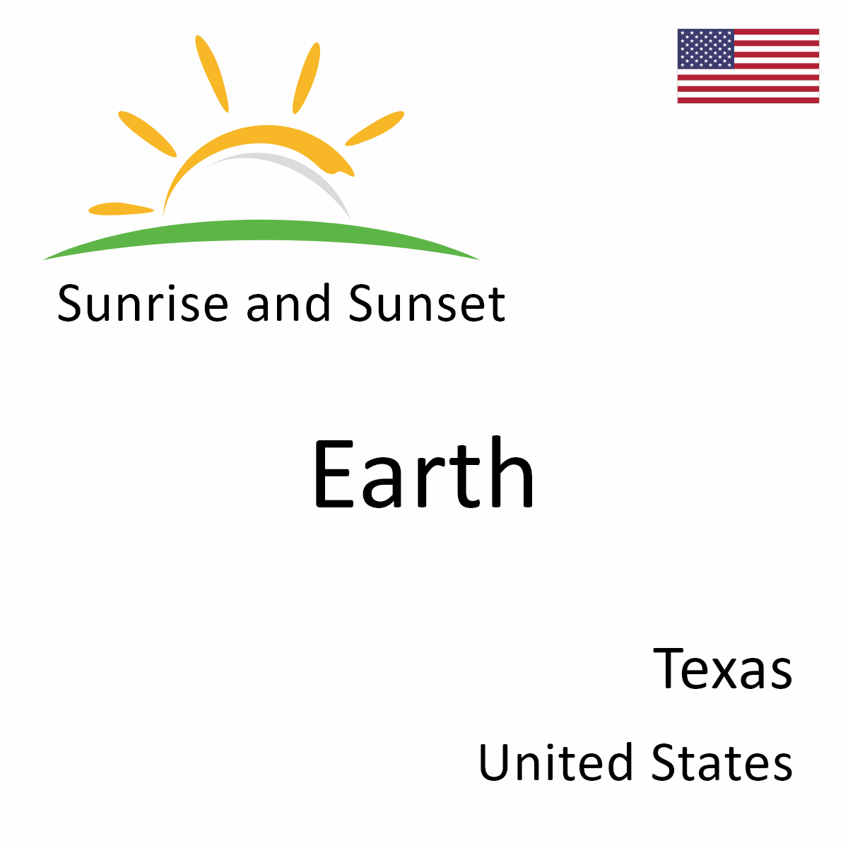 Sunrise and Sunset Times in Earth, Texas, United States
