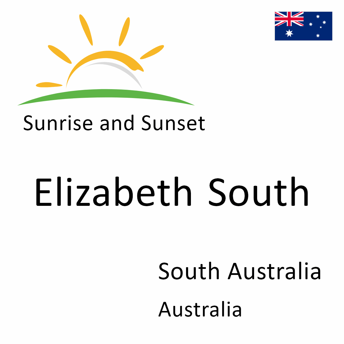 Sunrise and Sunset Times in Elizabeth South, South Australia, Australia