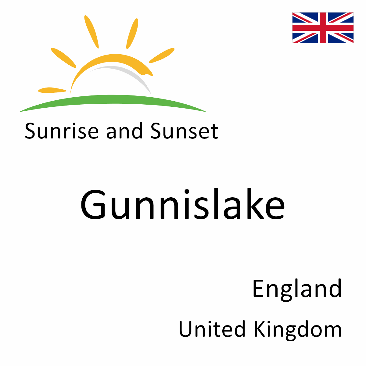 Sunrise and Sunset Times in Gunnislake, England, United Kingdom
